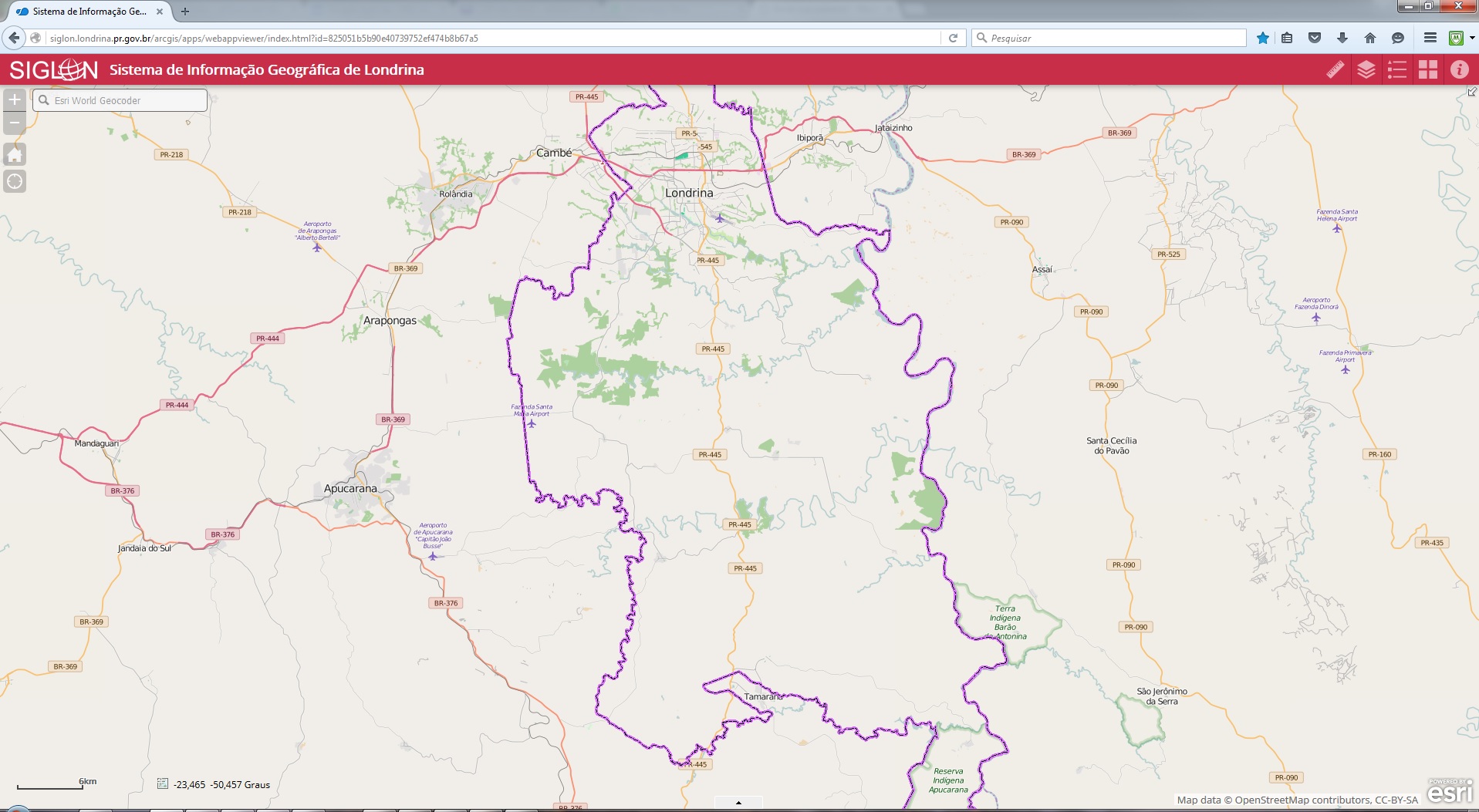 Prefeitura de Londrina implanta Sistema de Informações Geográficas ... Prefeitura de Londrina implanta Sistema de Informações Geográficas ...